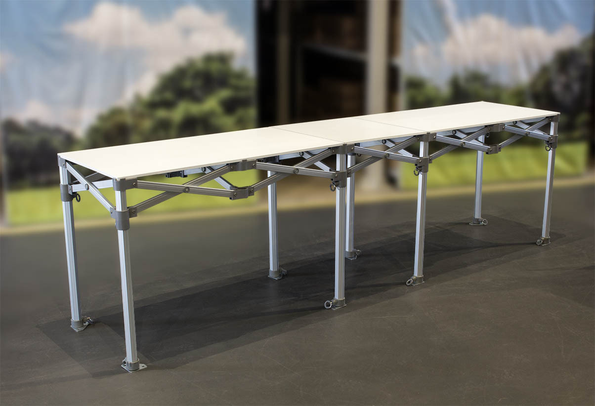 Markttische, Falttische, Verkaufstische, Klapptische - Profi-Faltzelt.de